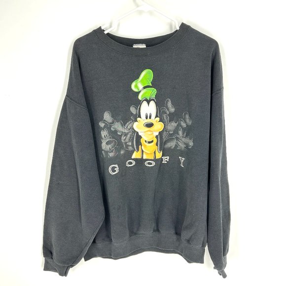 Disney | Sweaters | Vintage Disney Store Goofy Crewneck Sweatshirt Xl ...